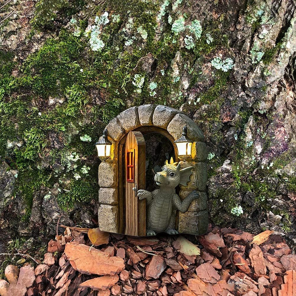 Art Baby Dragon Sculpture Garden/Home Decor – Stoopelf